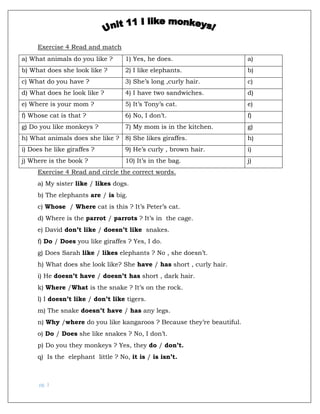 Family and Friends 3 Unit 11 Special Edition | PDF