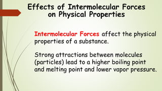 Chem 2 - Intermolecular Forces & Phases of Matter I | PPTX