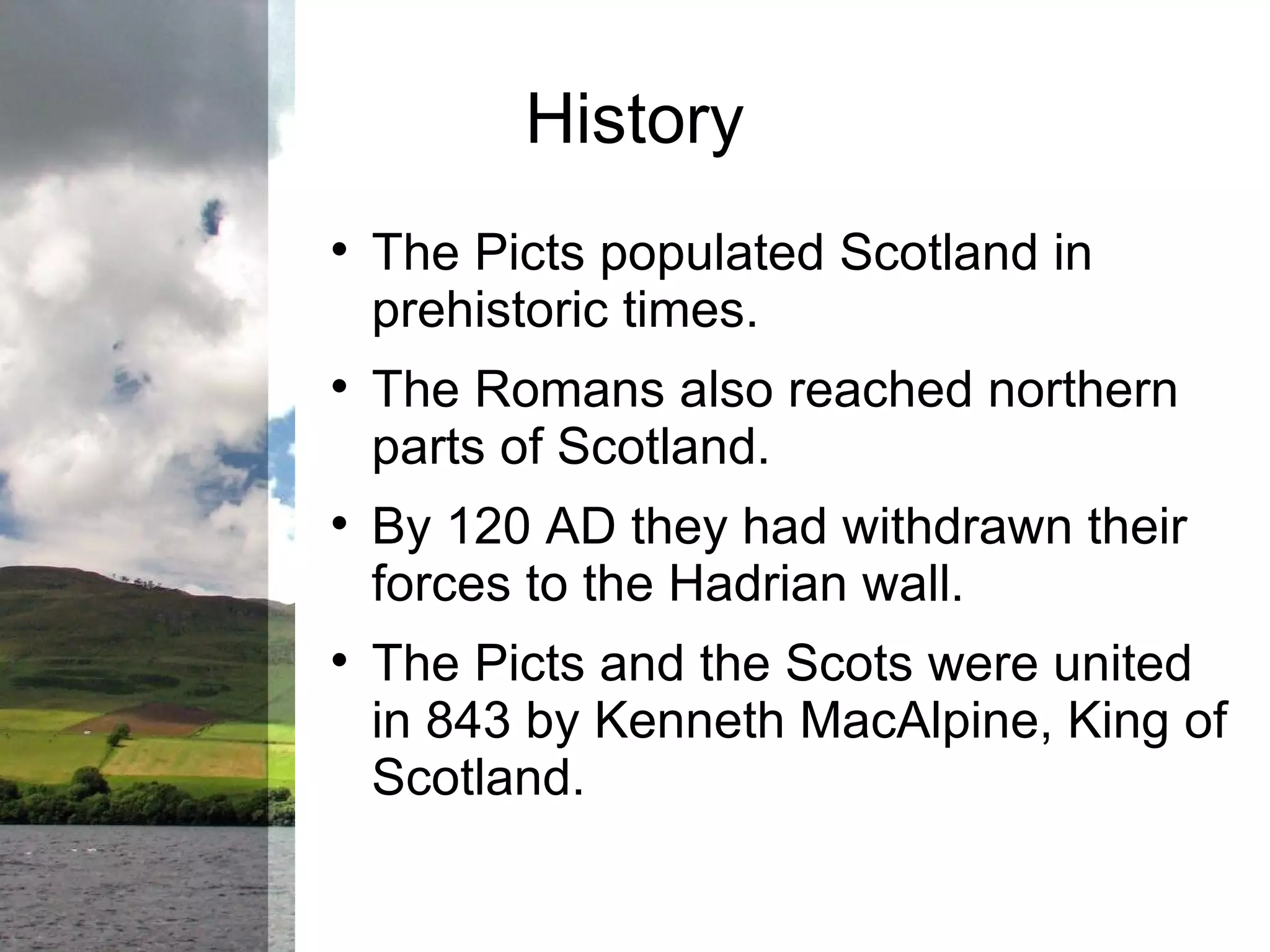 Unit 11: Scotland: Overview and History | PPT