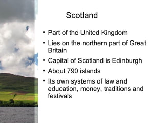 Unit 11: Scotland: Overview and History | PPT
