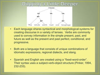 Unit 11 Language Comparison Poster | PPTX