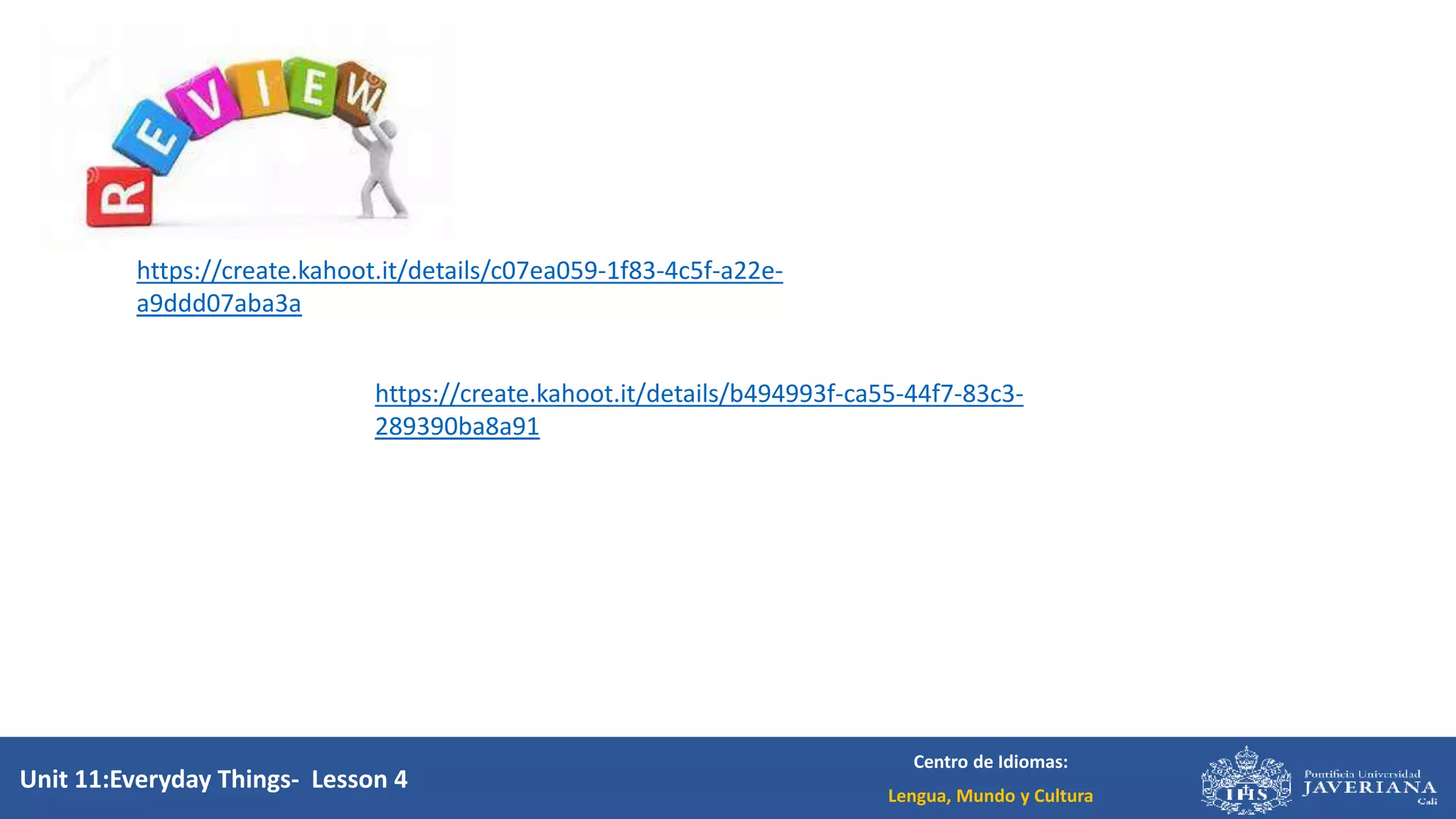 Unit 11 lesson 4 | PPTX