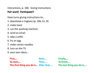 Unit 11 lesson b, c | PPTX | Homework and Study | Education