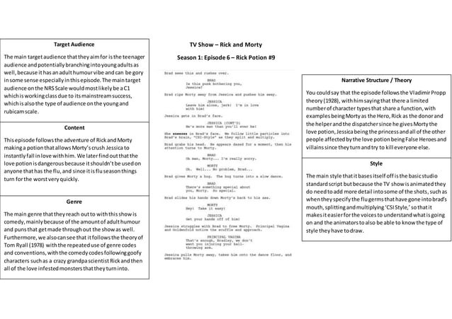 Unit 11 LO1 Script Analysis | PPT