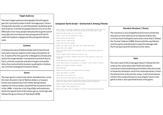 Unit 11 LO1 Script Analysis | PPT