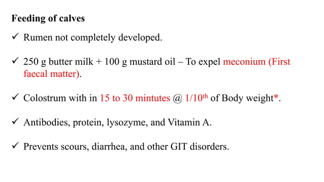 Unit 11 Management of Calves, growing Heifers, and Milch animals.pptx