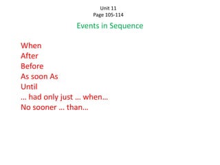 Events in Sequence | PPTX