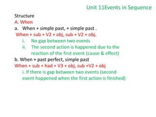 Events in Sequence | PPTX