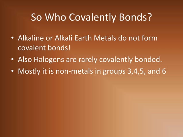 Unit 11 - Covalent Bonding | PPTX