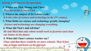 Unit 11 science and technology lesson 1 getting started | PPT