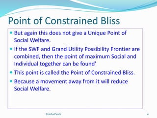 The Social welfare function | PPSX