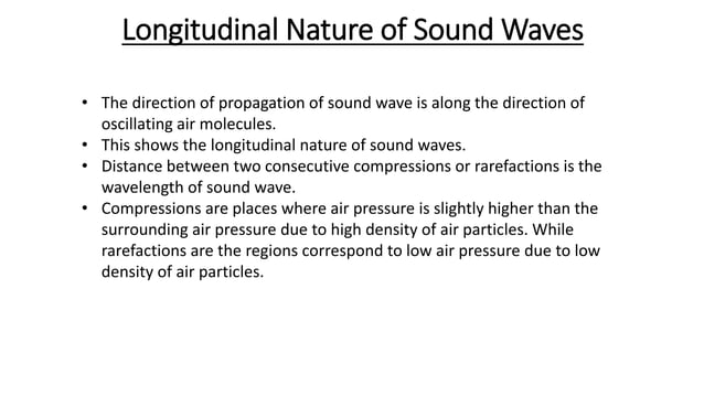 Unit 11 Sound Waves 10th class physics .pptx | Physics | Science
