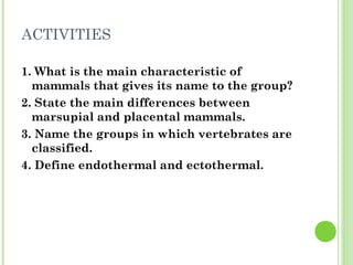 Unit 12. Vertebrates | PPT