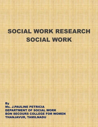 SOCIAL RESEARCH | PPTX