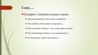 Unit 12. Limitations & Recomendations.pptx