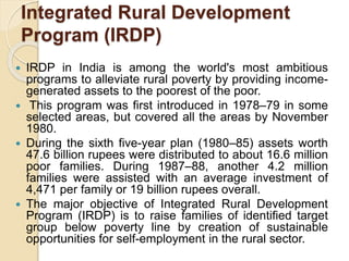 Human Resource Poverty alleviation program of india | PPT