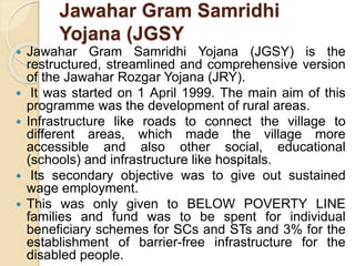 Human Resource Poverty alleviation program of india | PPT