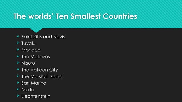 Unit 12.pptx World's smallest countries. Where is it? | PPT