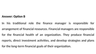 financial management unit 2 ppt of lpu . | PPTX