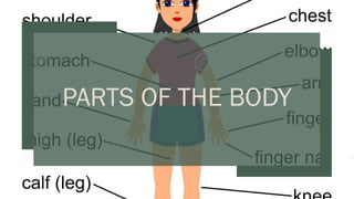 UNIT 12.-Body parts and adjectives to describe body | PPTX