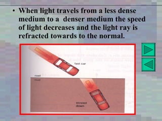 [Unit 12.2] refraction of light | PPT