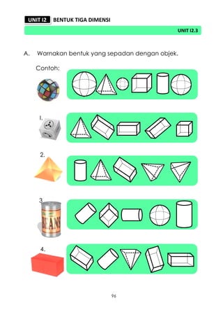 Unit 12 bentuk 3 d | PDF