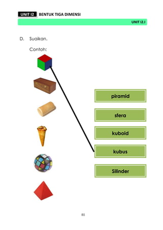 Unit 12 bentuk 3 d | PDF