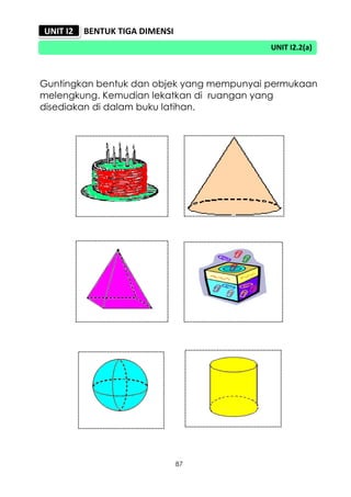 Unit 12 bentuk 3 d | PDF
