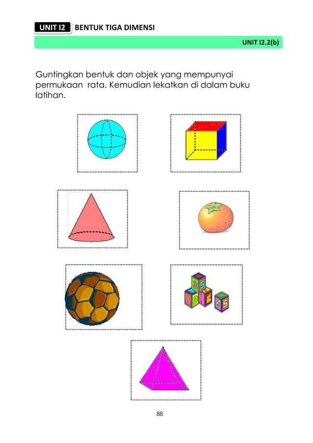 Unit 12 bentuk 3 d | PDF