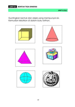 Unit 12 bentuk 3 d | PDF