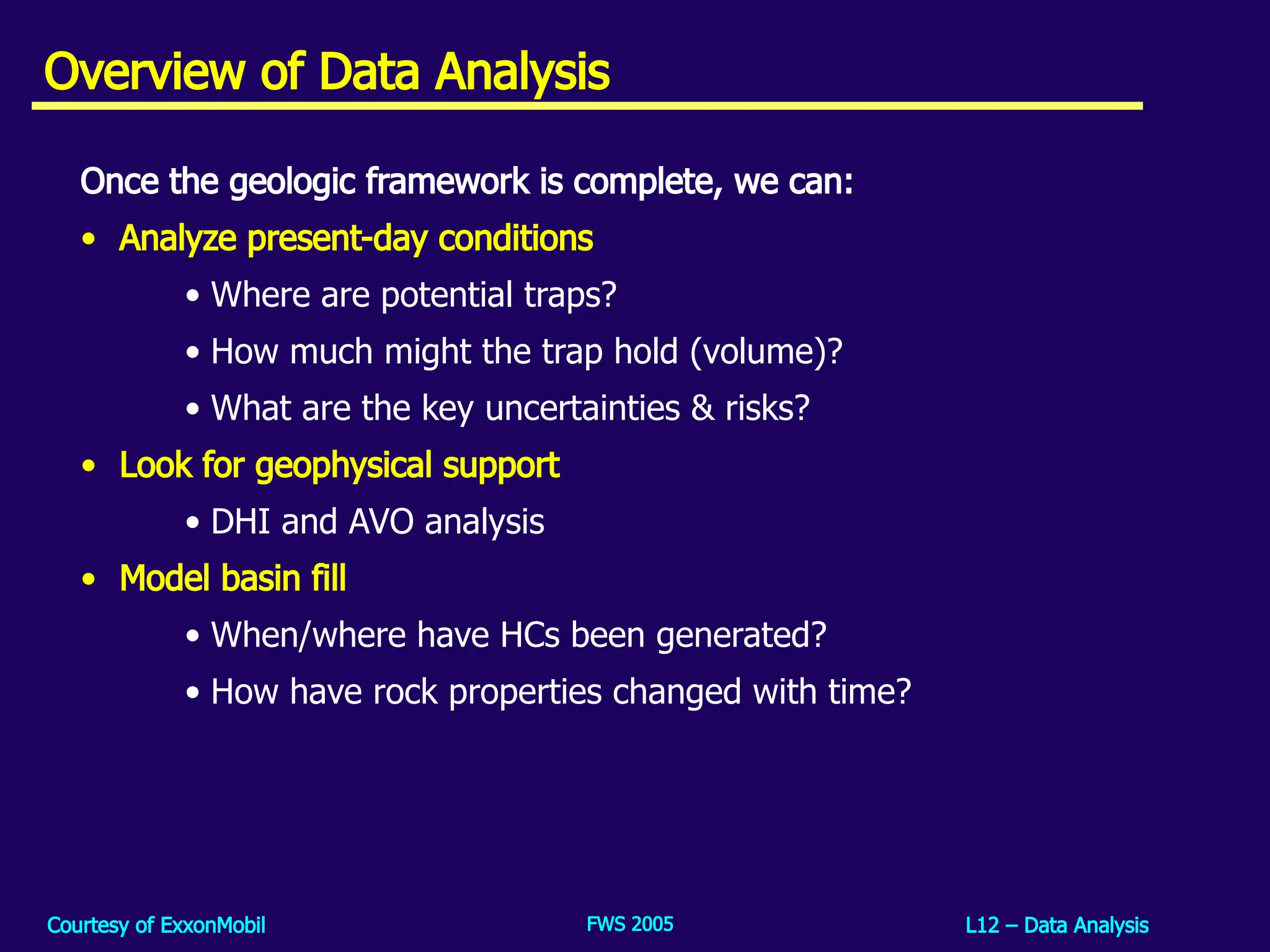 Unit 12 - Data Analysis.ppt Geology, Geophysics, Geoscience | PPT