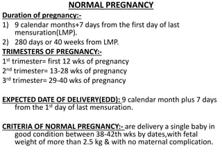 Pregnancy and discomfort during pregnancy | PPTX