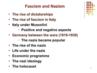 Unit 12 - FAscism and Nazism | PPT