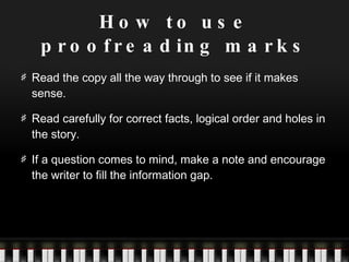 Unit 12 Proofreading & Editing | PPT