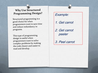 Unit 12 sec 2-programming design | PPTX