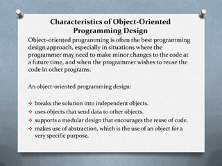 Unit 12 sec 2-programming design | PPT