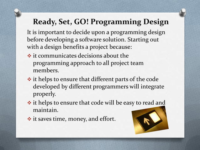 Unit 12 sec 2-programming design | PPTX