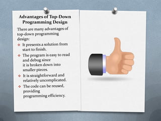 Unit 12 sec 2-programming design | PPTX