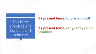 Unit 12: Conditional 1 | PPT