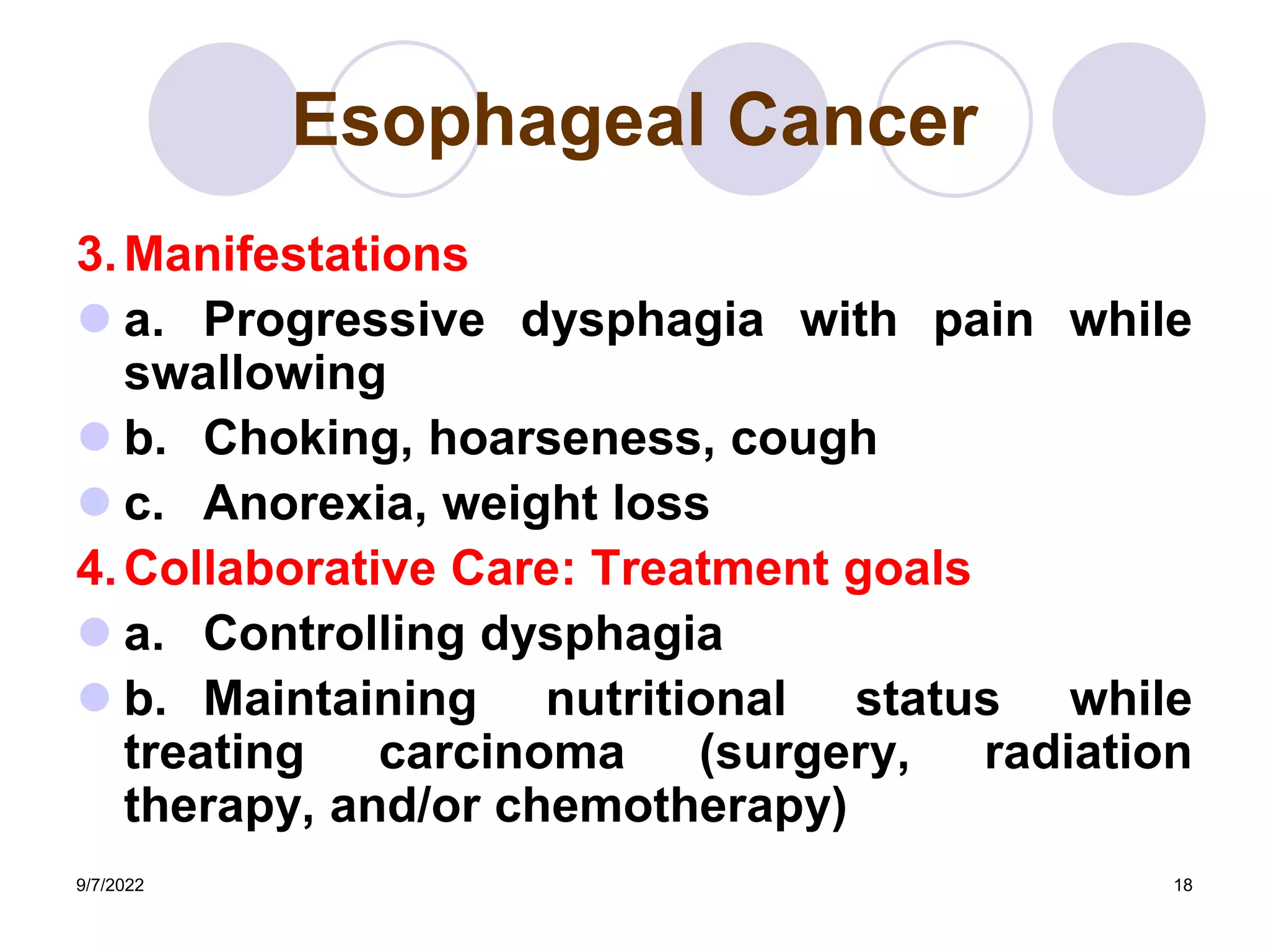 Unit 1_ 2 Hiatal hernia, Achalasia, Esophageal cancer, Gastritis, Ulcer ...