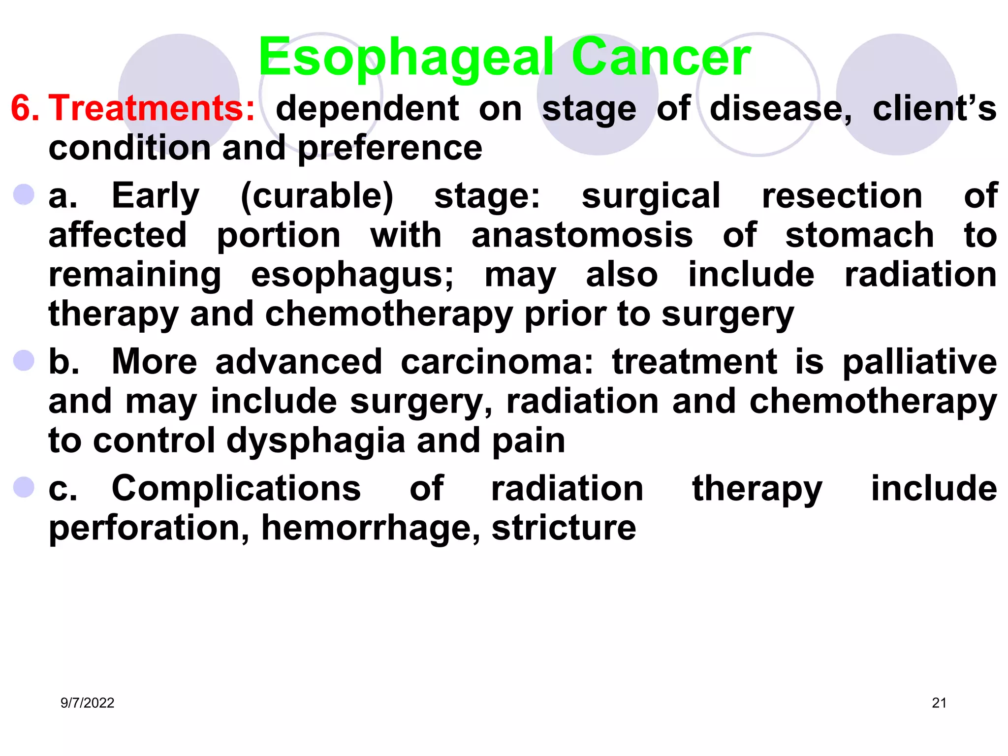 Unit 1_ 2 Hiatal hernia, Achalasia, Esophageal cancer, Gastritis, Ulcer ...