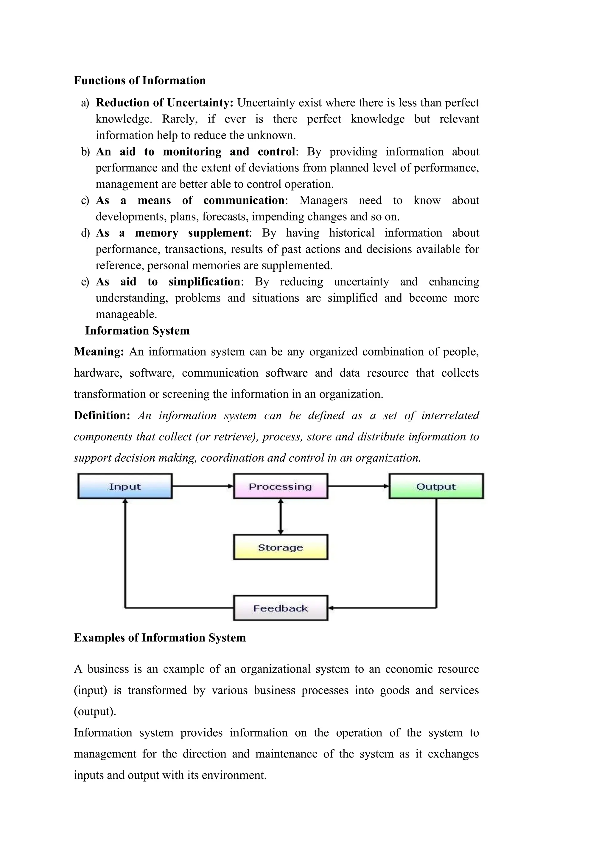 Management Information and Computer Application | PDF