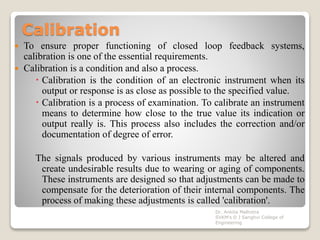 Electronic Instrumentation and control systems | PPTX
