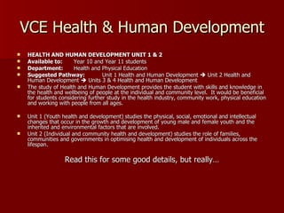 Unit 1&2 Pes & Hhd | PPT