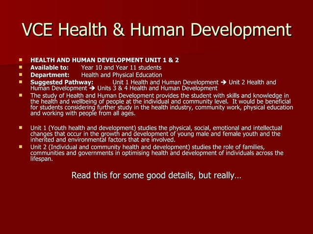 Unit 1&2 Pes & Hhd | PPT