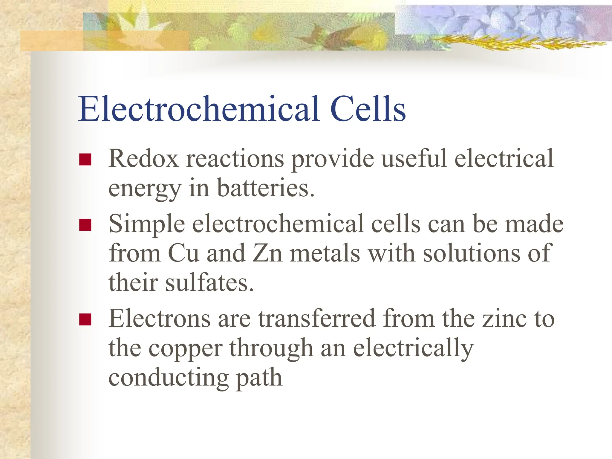Unit 12 Redox Reactions Notes Chemistry 0620 | PPT