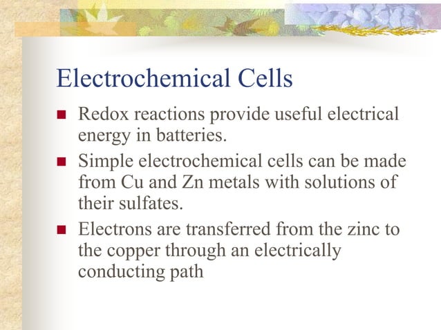 Unit 12 Redox Reactions Notes Chemistry 0620 | PPT