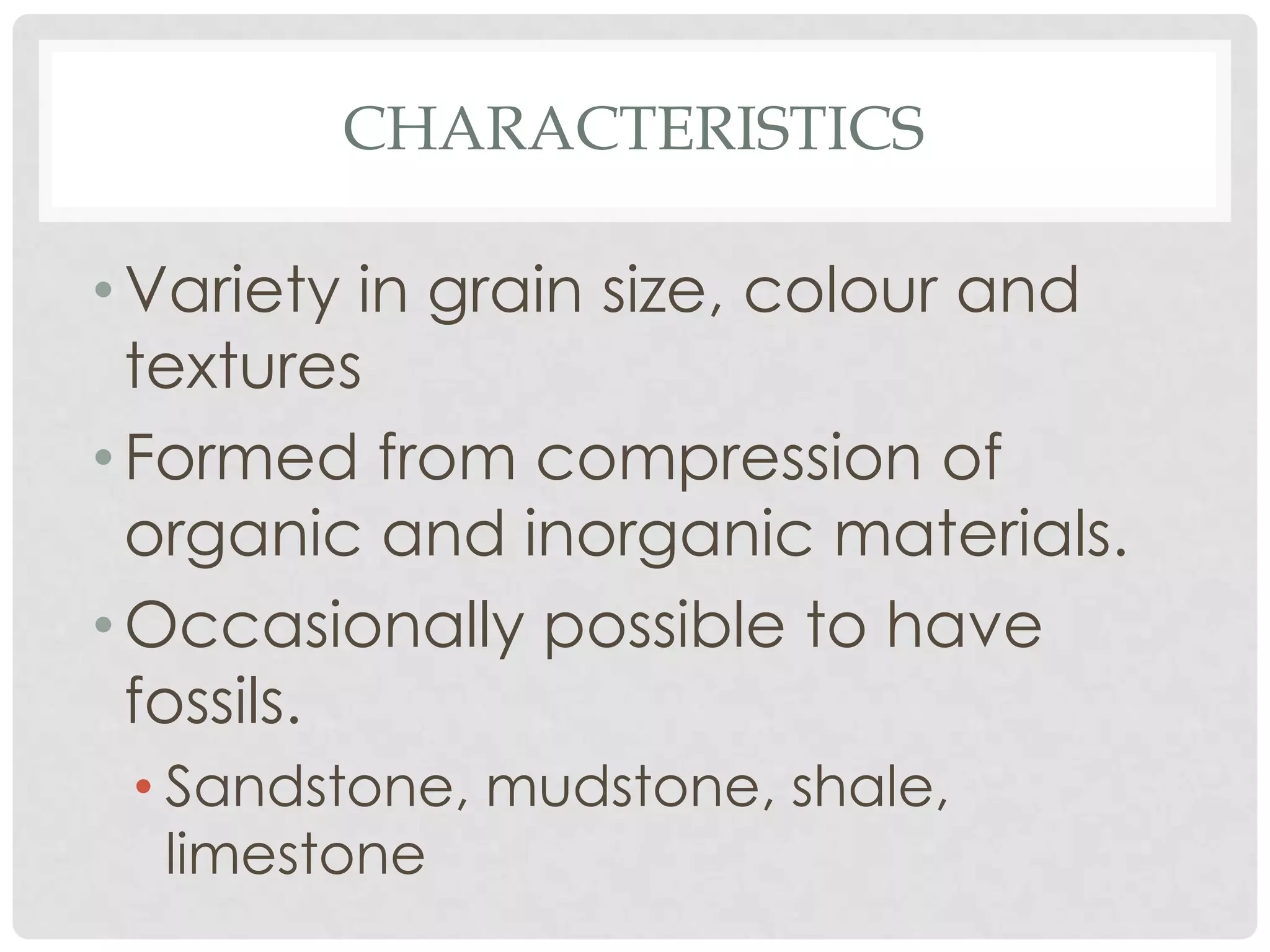 Unit 12 rock types | PPT