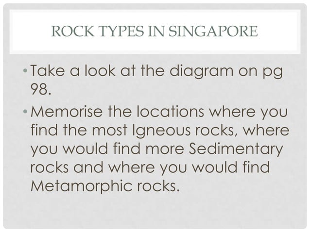 Unit 12 rock types | PPT
