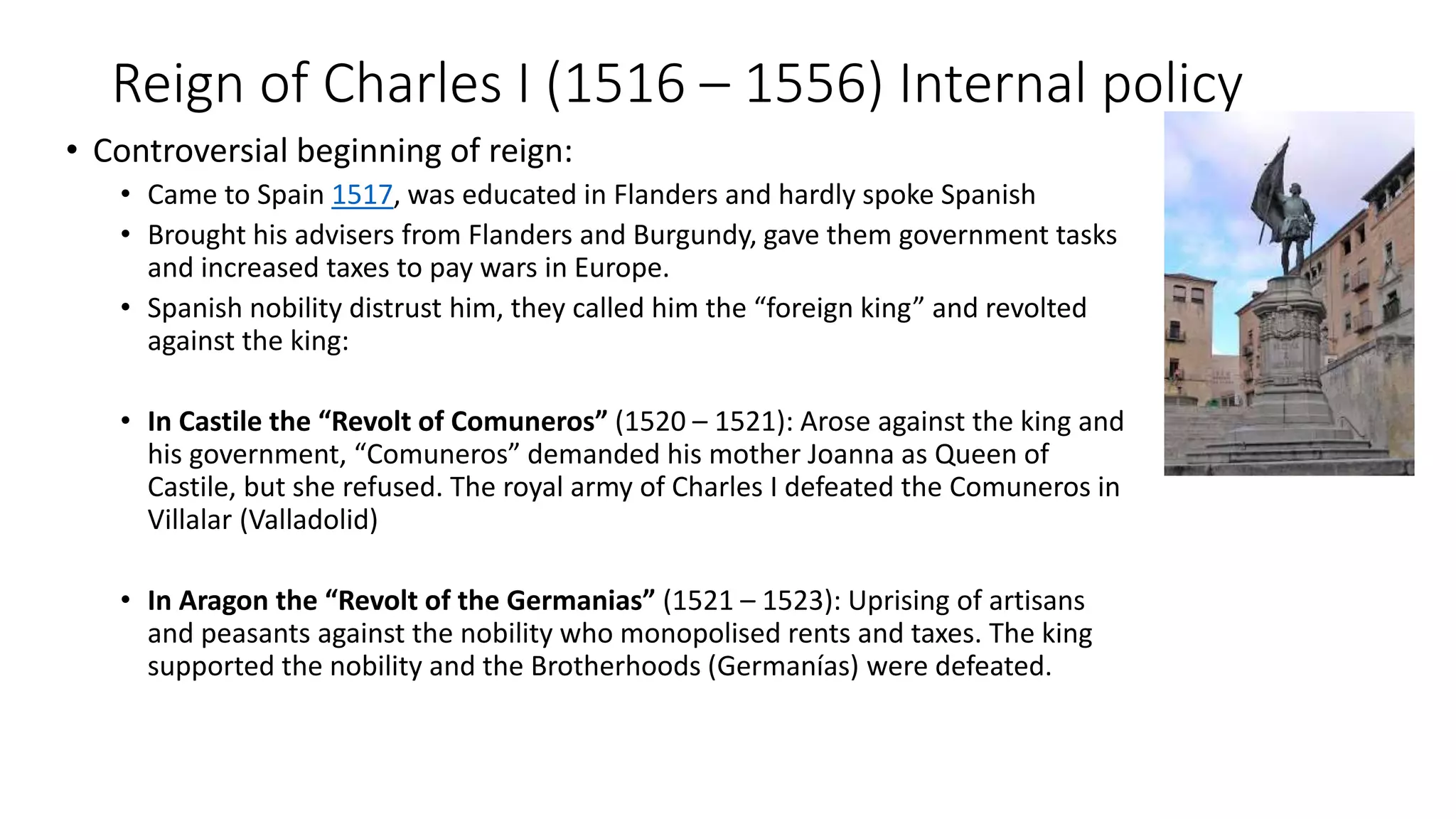 Unit 12 spanish empire | PPT